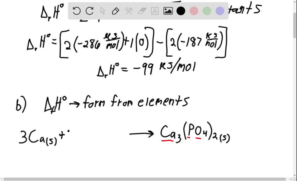 SOLVED:(a) Hydrogen peroxide decomposes according to the equation: 2 H2 ...
