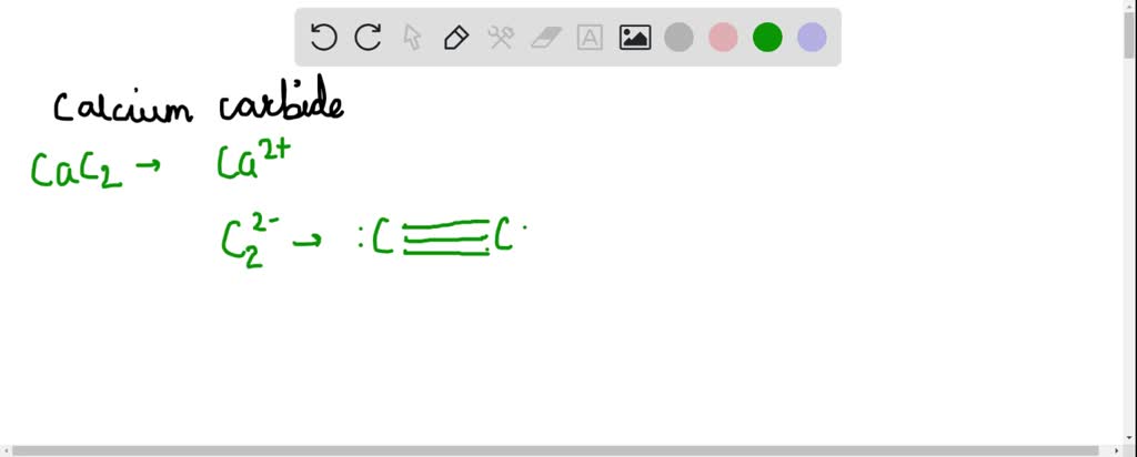 SOLVED:A the unit cell shown here is for calcium carbide. How many ...