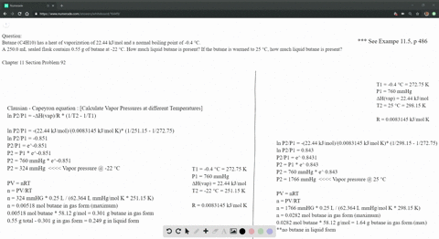 ⏩SOLVED:The normal boiling point of n-butane is 0.5^∘ C. Estimate ...