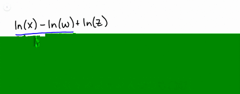 SOLVED:Rewrite each expression as a single logarithm. See Example 7 ...