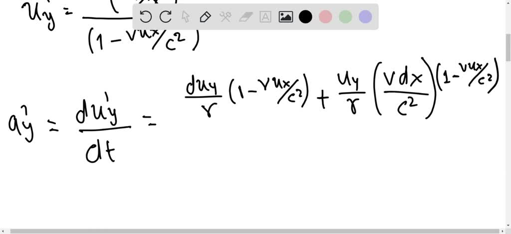SOLVED:From the transformation properties of the world acceleration ...