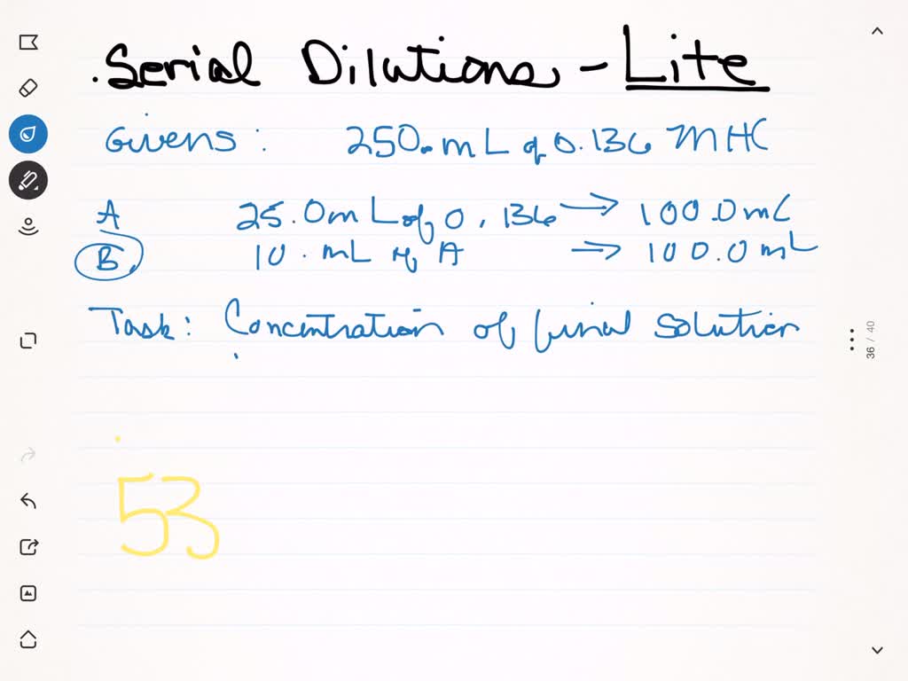 You Have 250 ML Of 0 136 M HCl Using A Volumetric Pipet You Take 25 You Have 250 ML Of 0 136 M HCl Using A Volumetric Pipet You Take 25