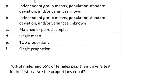Chapter 10, Hypothesis Testing with Two Samples Video Solutions ...