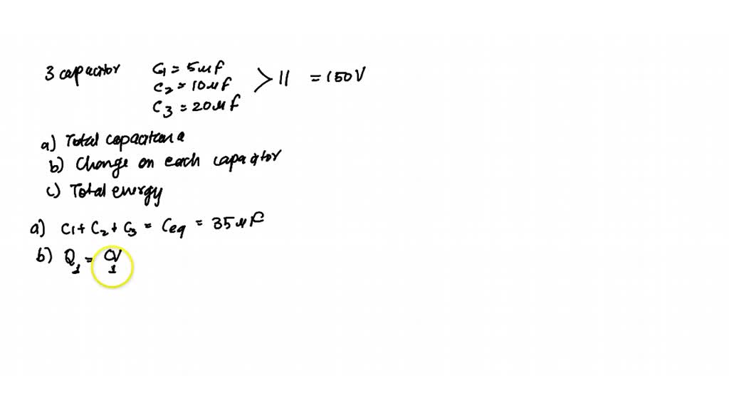 (a) Three 20 μF capacitors are star-connected across a 400 V, 50 Hz ...