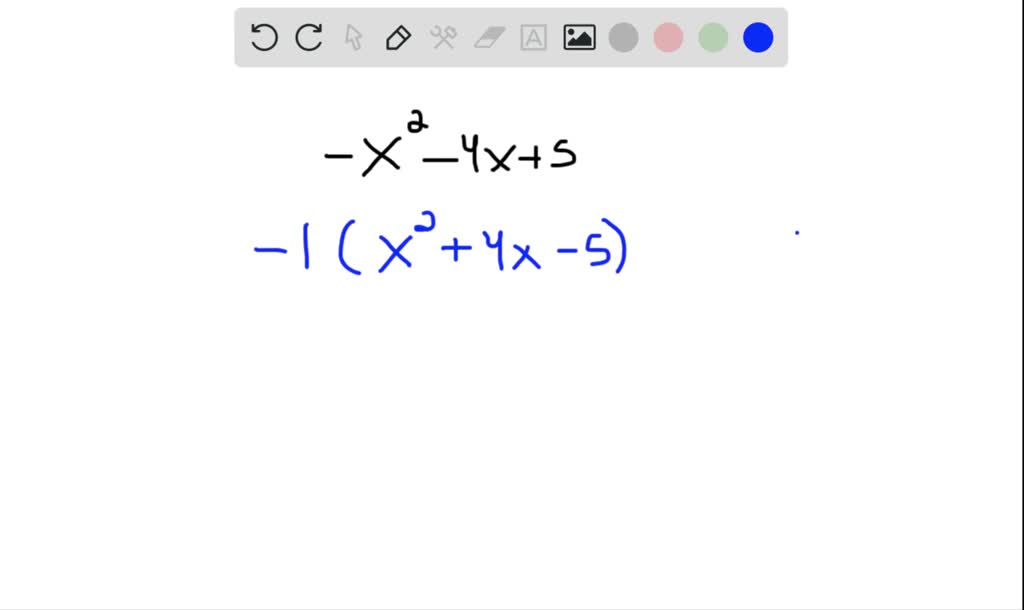 SOLVED Factor X 2 5 X 4