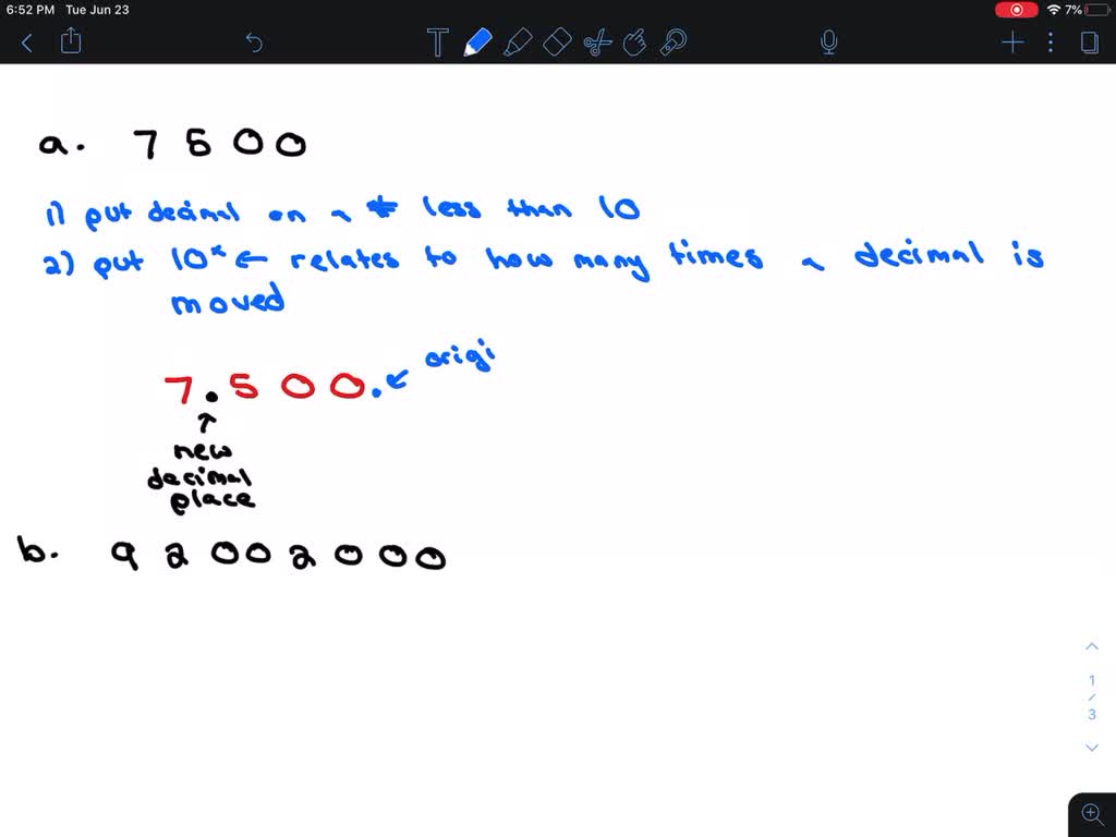 SOLVED Use Scientific Notation To Eliminate All Placeholding Zeros A SOLVED Use Scientific Notation To Eliminate All Placeholding Zeros A