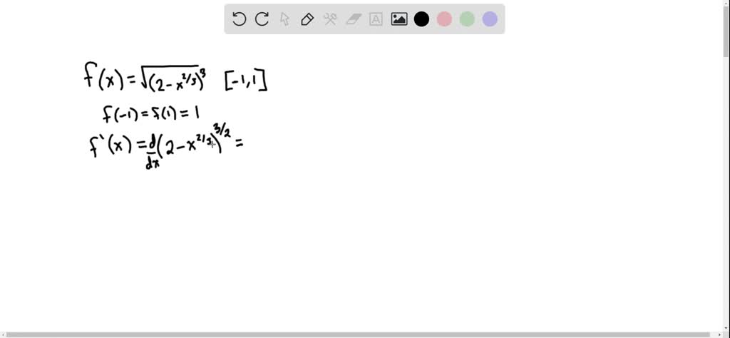 Solvedexplain Why Rolles Theorem Does Not Apply To The Function Even Though There Exist A And 1901