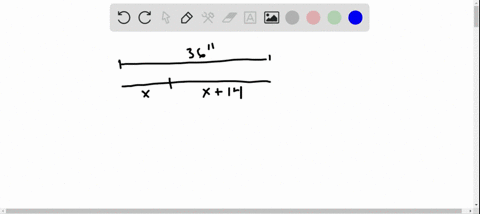 SOLVED:Solve using the five "Steps for Solving Applied Problems." A plumber has a 36 -in. long ...