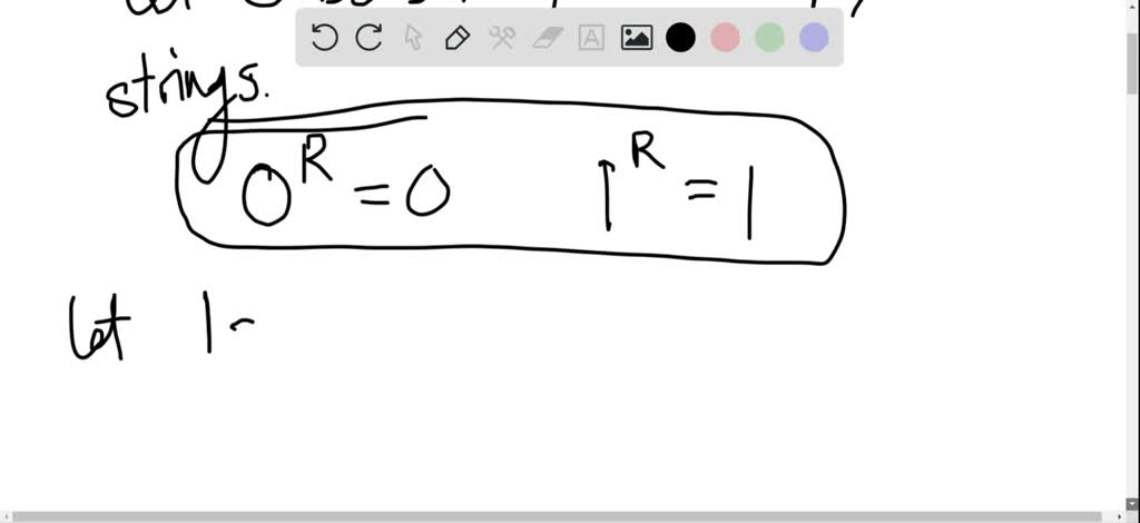 SOLVED Give A Recursive Definition Of The Reversal Of A String Hint 
