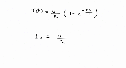 SOLVED: La intensidad de corriente por una bobina de resistencia R y ...