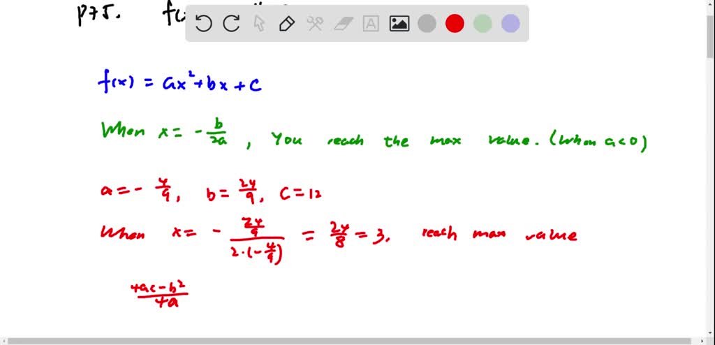SOLVED:PROBLEM SOLVING The path of a diver is modeled by the function f ...
