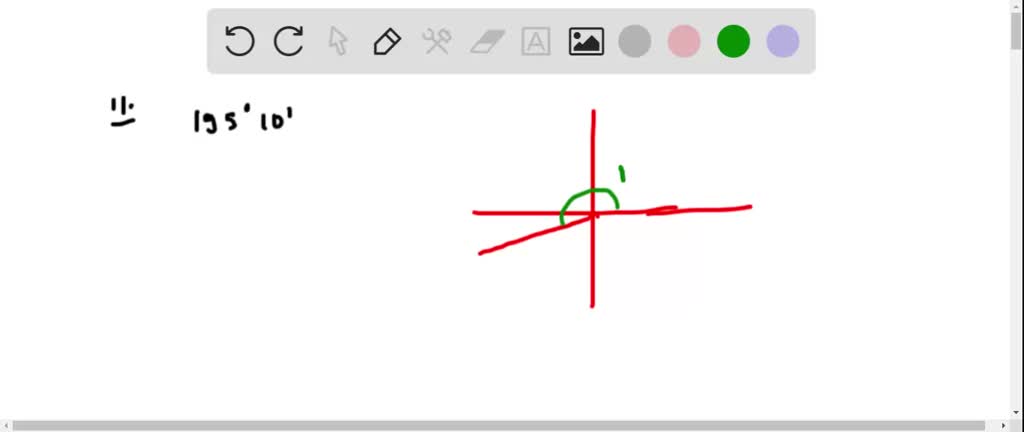 ⏩SOLVED:Draw each of the following angles in standard position and ...