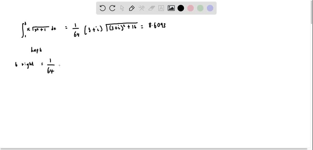 SOLVED:Use the methods of (1) left Riemann sum, (2) right Riemann sum ...