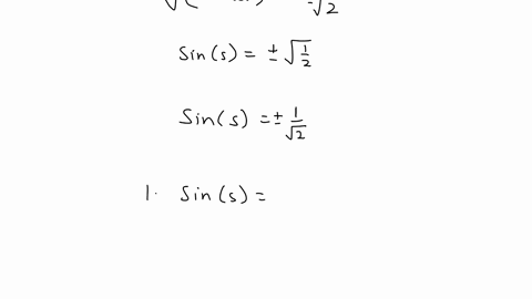SOLVED:Find the exact values of s in the given interval that satisfy the given condition. [-π, π ...