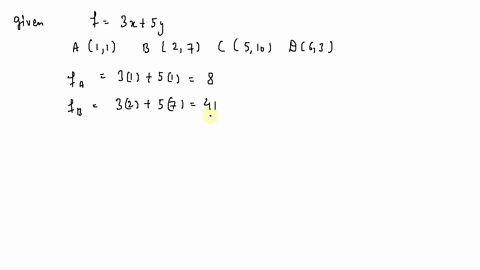 SOLVED:The graphs show regions of feasible solutions. Find the maximum and minimum values of ...