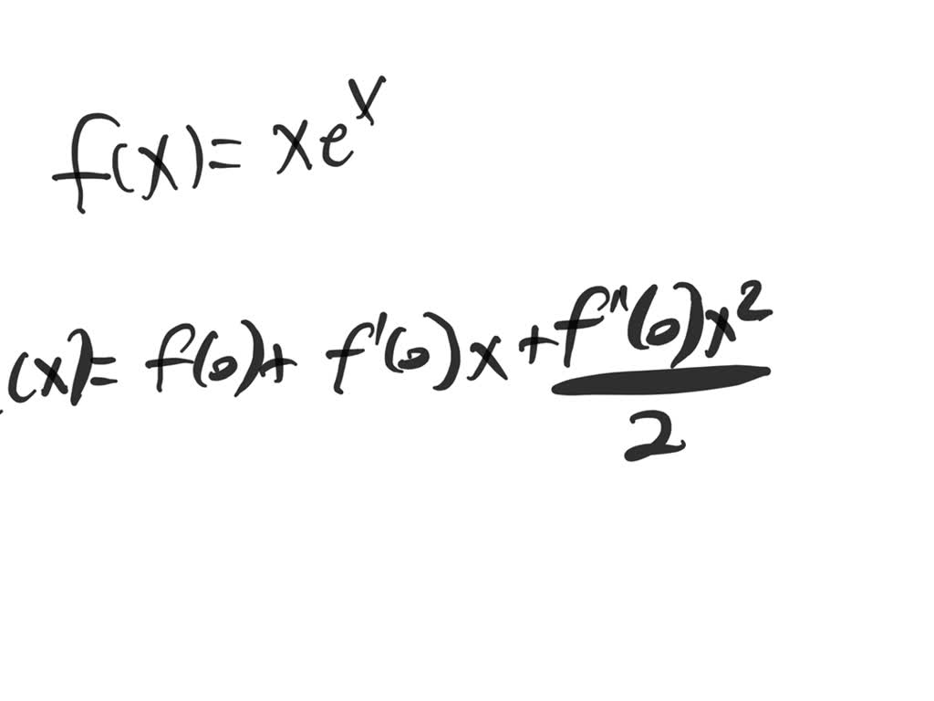 Determine the first three terms in the Taylor series in terms of h for ...