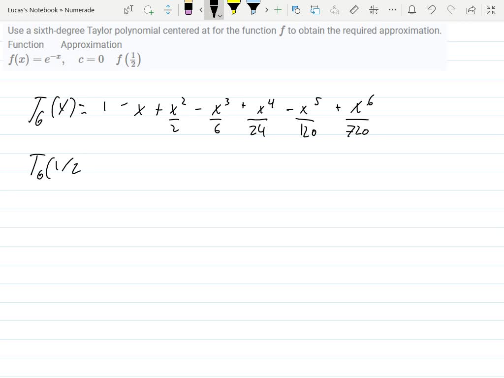 SOLVED:Berechnen Sie das TAYLOR-Polynom 2. Grades der Funktion f(x)=√(1 ...