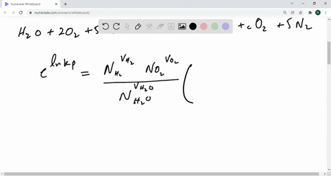 ⏩SOLVED:A mixture of 1 mol of H2 O, 2 mol of O2, and 5 mol of N2 ...