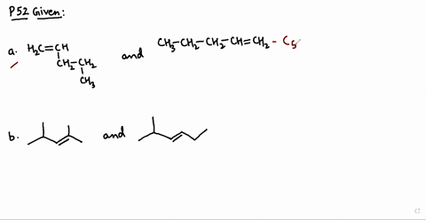 Identify the following pairs of structures as structural isomers, cis-trans isomers, or the same ...