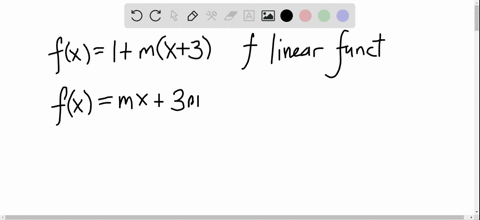 SOLVED:(a) Find an equation for the family of linear functions with ...