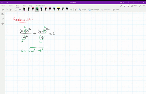 SOLVED:Find the center, vertices, and foci of the ellipse that ...