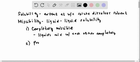 SOLVED:What are miscible and immiscible liquids and write the examples ...