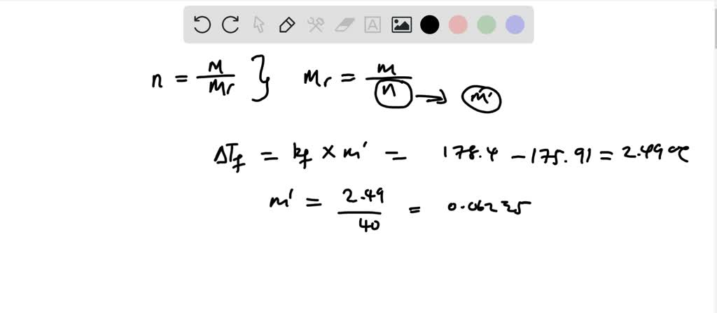 The Rast method for determining molar masses uses camphor as the ...