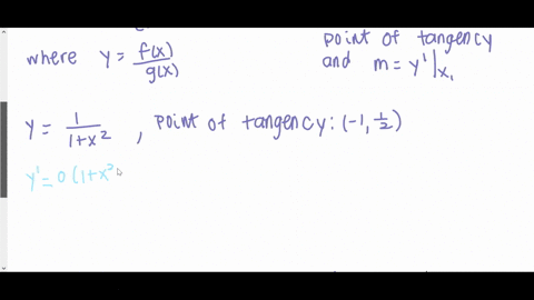 SOLVED: (a) The curve y=1 /(1+x^2) is called a witch of Maria Agnesi ...