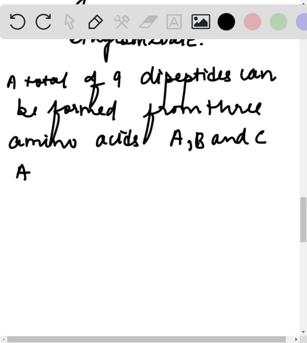 How many different dipeptides can be formed from the three amino acids ...