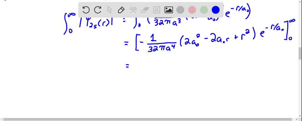 SOLVED: 4. Show that the 2p wave function of the hydrogen atom is an ...