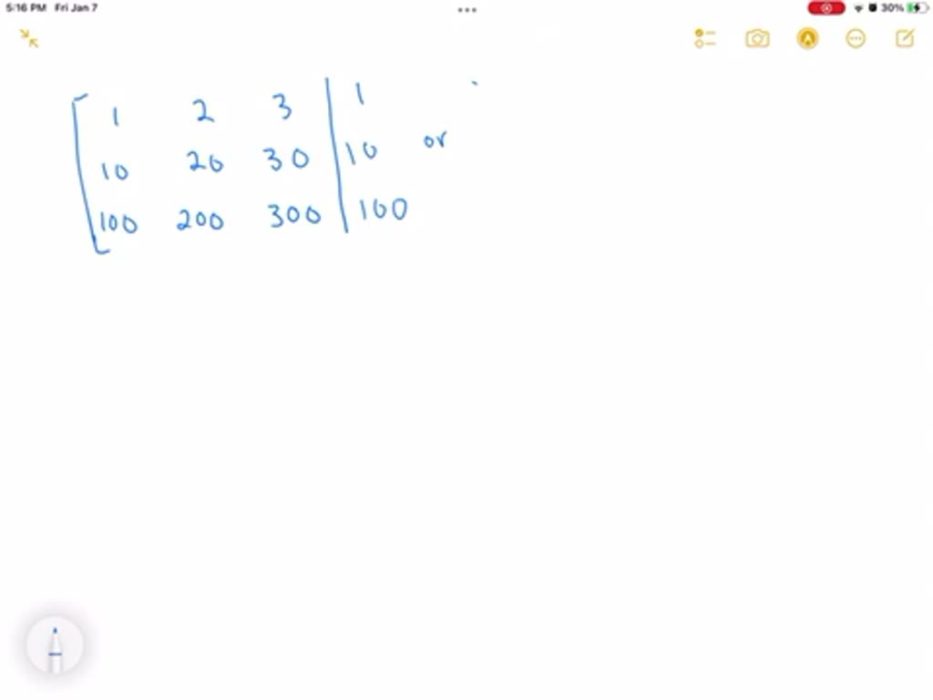 ⏩SOLVED:Construct a 3 by 3 example that has 9 different coefficients… | Numerade