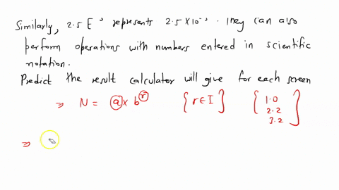 ⏩SOLVED:Calculators can express numbers in scientific notation. The… | Numerade