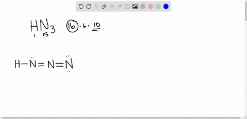 SOLVED:Draw three resonance structures for hydrazoic acid (HN3 ). The ...