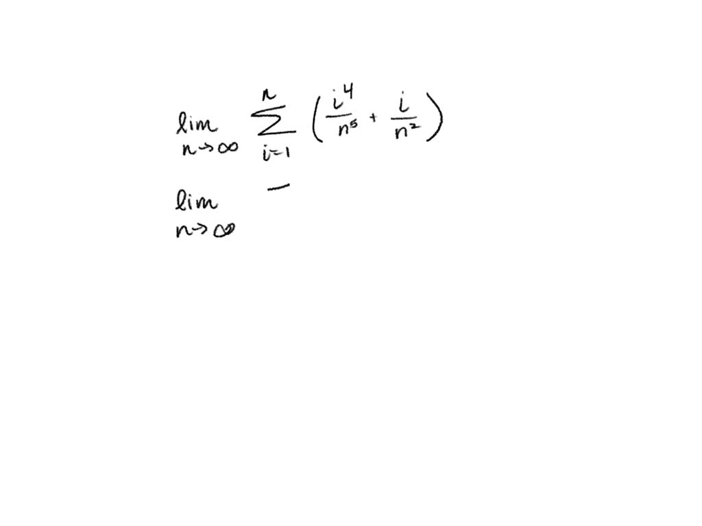 ⏩SOLVED:Evaluate the limit by first recognizing the sum as a Riemann ... ⏩SOLVED:Evaluate the limit by first recognizing the sum as a Riemann ...