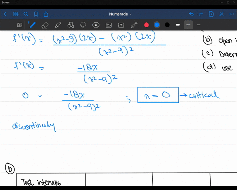 SOLVED:(a) find the critical numbers of f (if any), (b) find the open interval(s) on which the ...