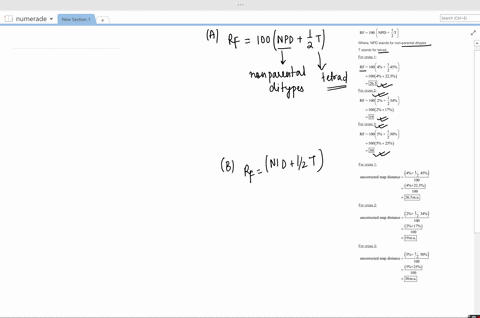SOLVED: a. In ordered tetrad analysis, what is the maximum RF that you ...