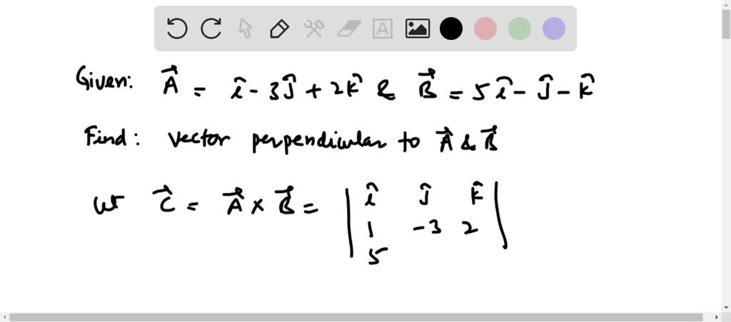 SOLVED: Find a unit vector parallel to the x y plane and perpendicular ...