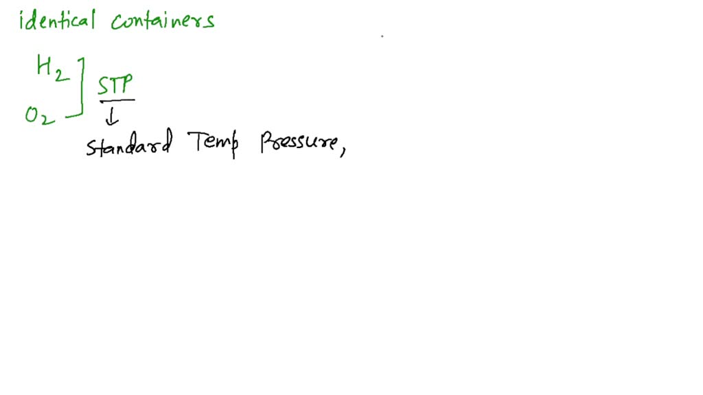 ⏩SOLVED:Imagine that you have two identical containers, one… | Numerade