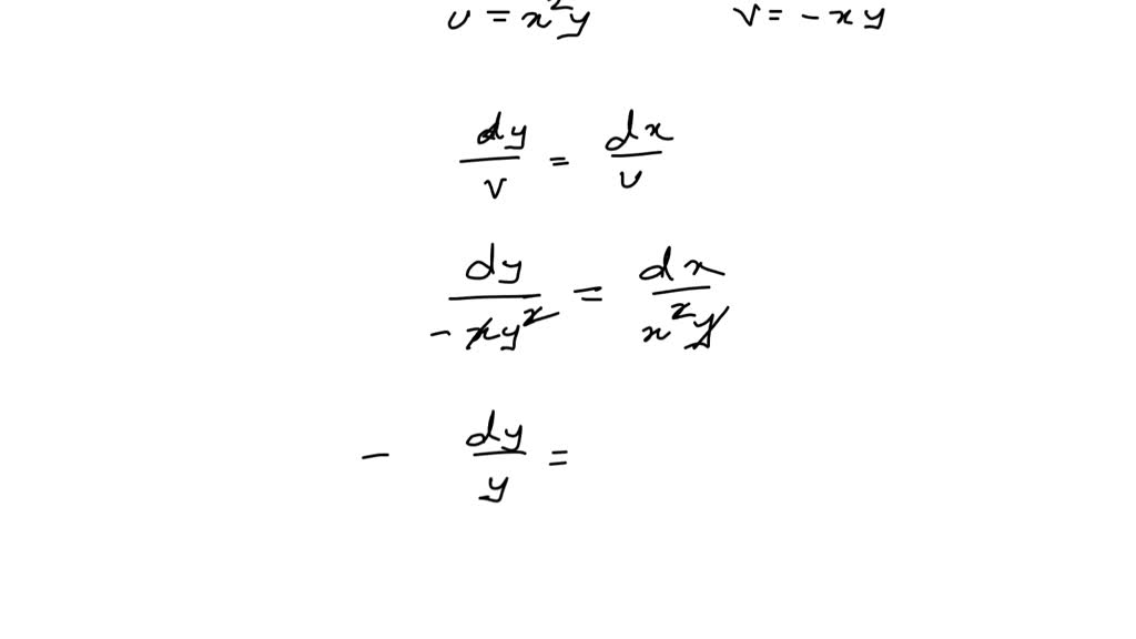 ⏩SOLVED:The x and y components of a velocity field are given by… | Numerade