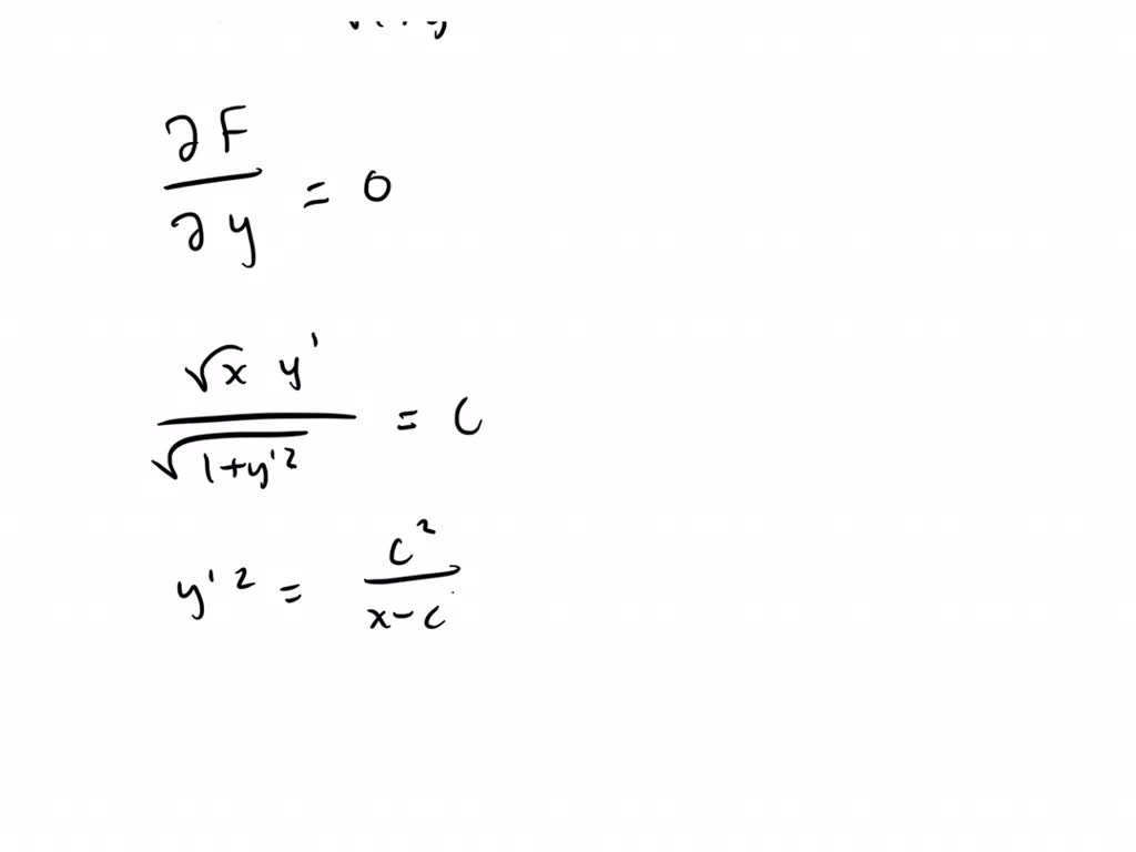 SOLVED:Write and solve the Euler equations to make the following ...