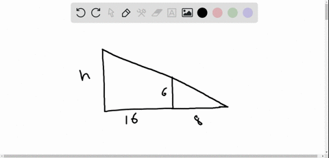 Height A person 6 feet tall standing 16 feet from a streetlight casts a ...