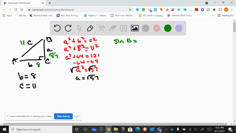 ⏩SOLVED:Suppose ABC is a right triangle with sides of lengths a, b ...