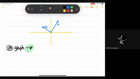 Use the figure to sketch a graph of the specified vector. To print an enlarged copy of the graph ...