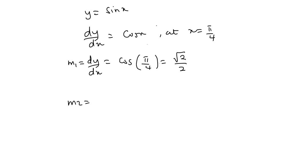 SOLVED:31-32 Find the acute angles between the curves at their points ...