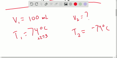 SOLVED:For each of the following sets of volume/temperature data, calculate the missing quantity ...