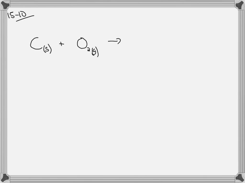 SOLVED:Write the equation for the incomplete combustion of coal to form ...