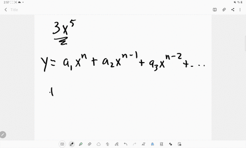 SOLVED:Fill in the blank(s) to correctly complete each sentence. A polynomial function with ...