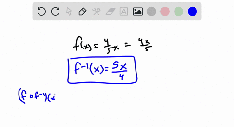 ⏩SOLVED:Find the inverse of the given function by using the "undoing… | Numerade