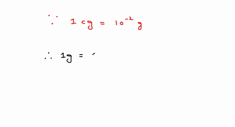 SOLVED:1g = cg