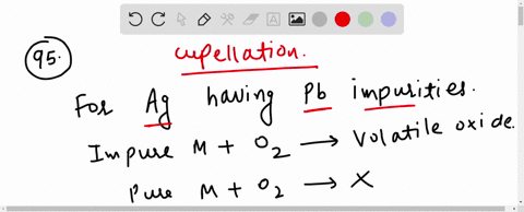 SOLVED:Lead impurity is removed from silver by? (a) distillation (b ...